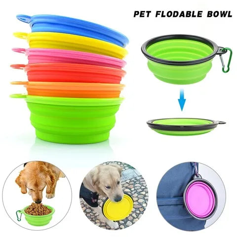 Large Collapsible Dog Pet Folding Drink and Water – PawKingdom